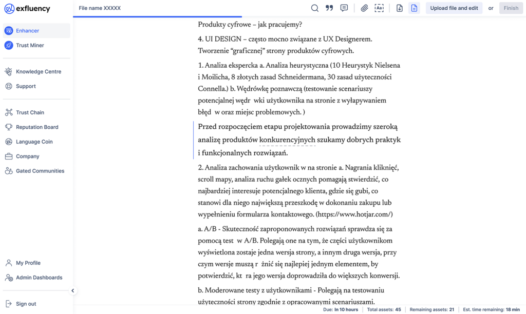 Data Enhancement | Exfluency