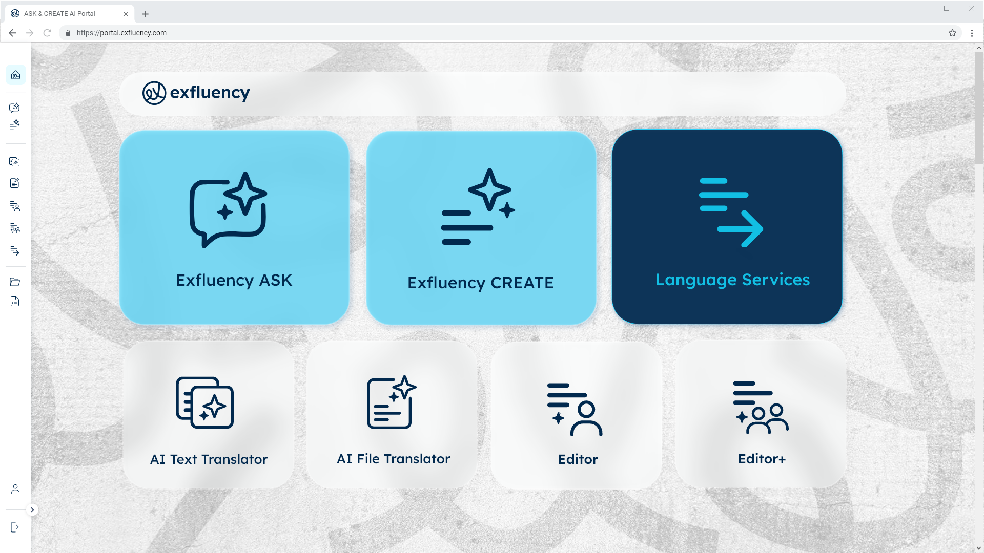 ASK & CREATE AI Portal